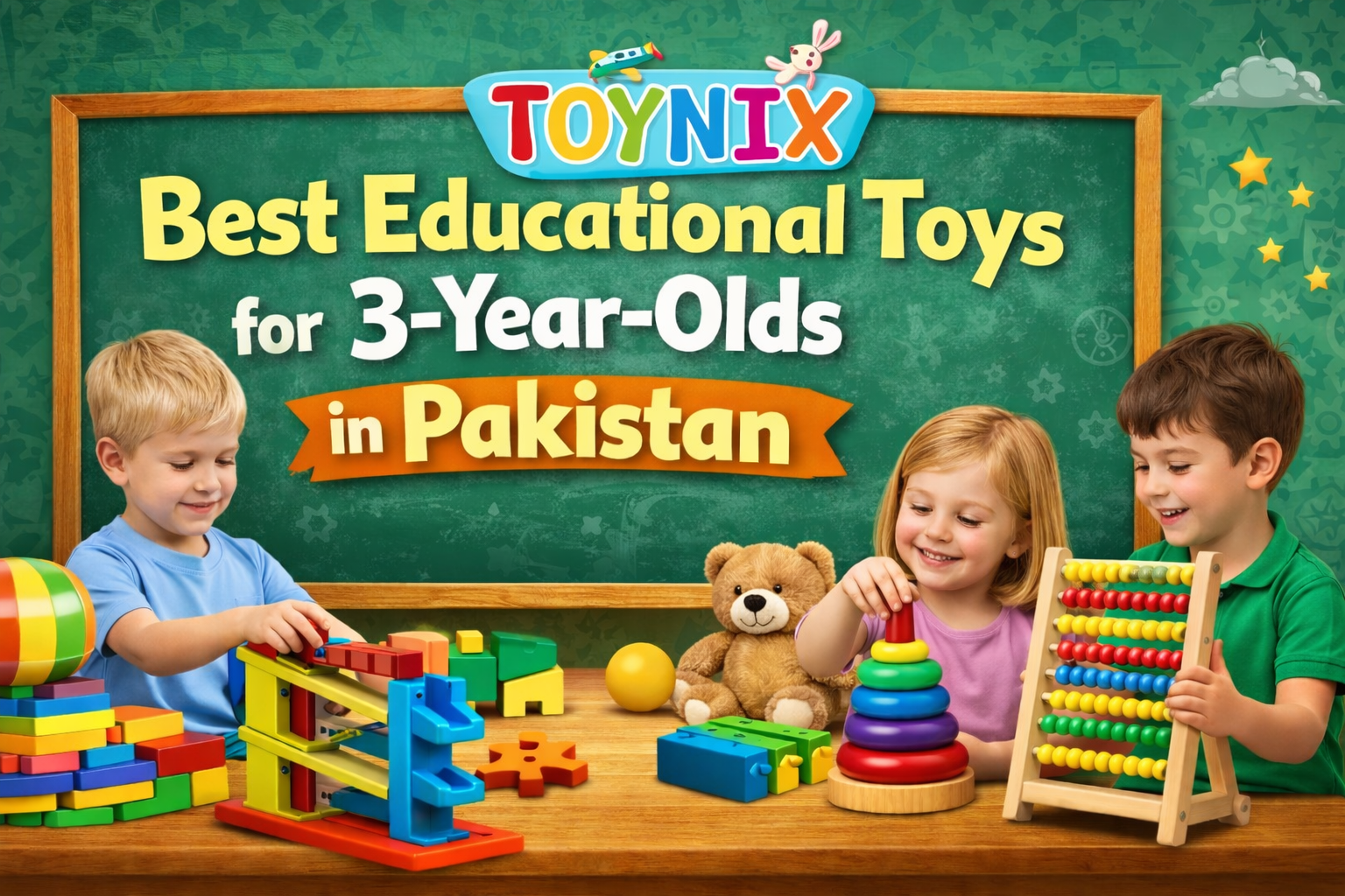 Best Educational Toys for 3-Year-Olds in Pakistan | Toynix