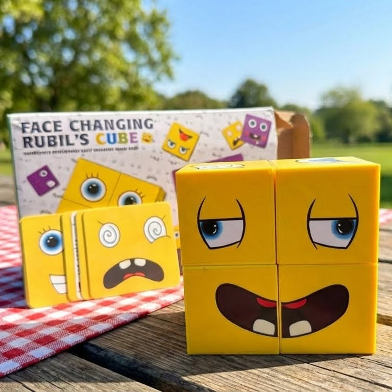 Face Expression Changing Cube Table Game for kids - Toynix